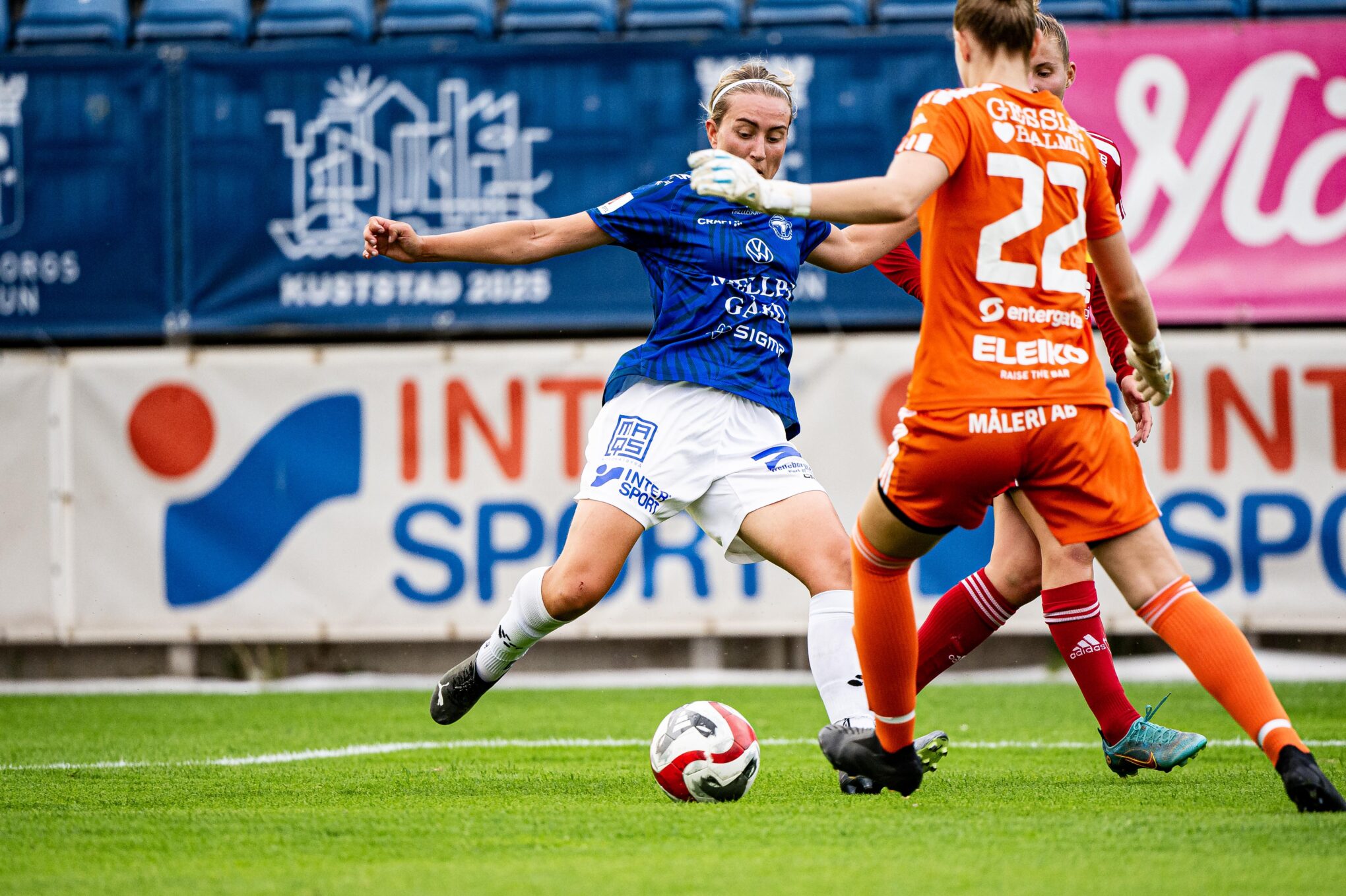 Målrikt när damerna mötte Halmia - Trelleborgs FF